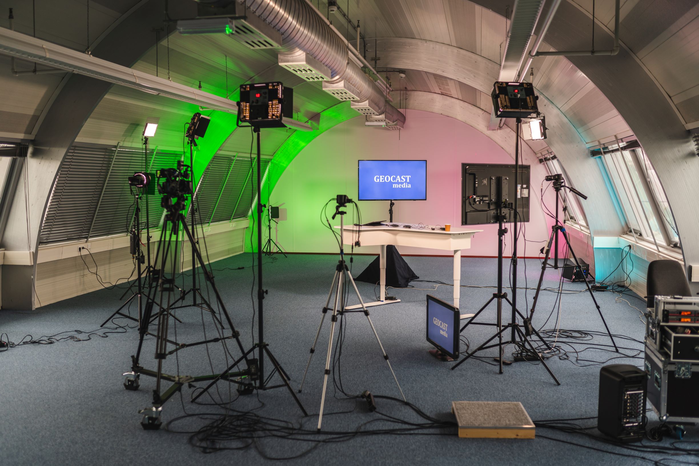 Webinar Studio Leeuwarden | Moderne webinarstudio | GEOCAST media